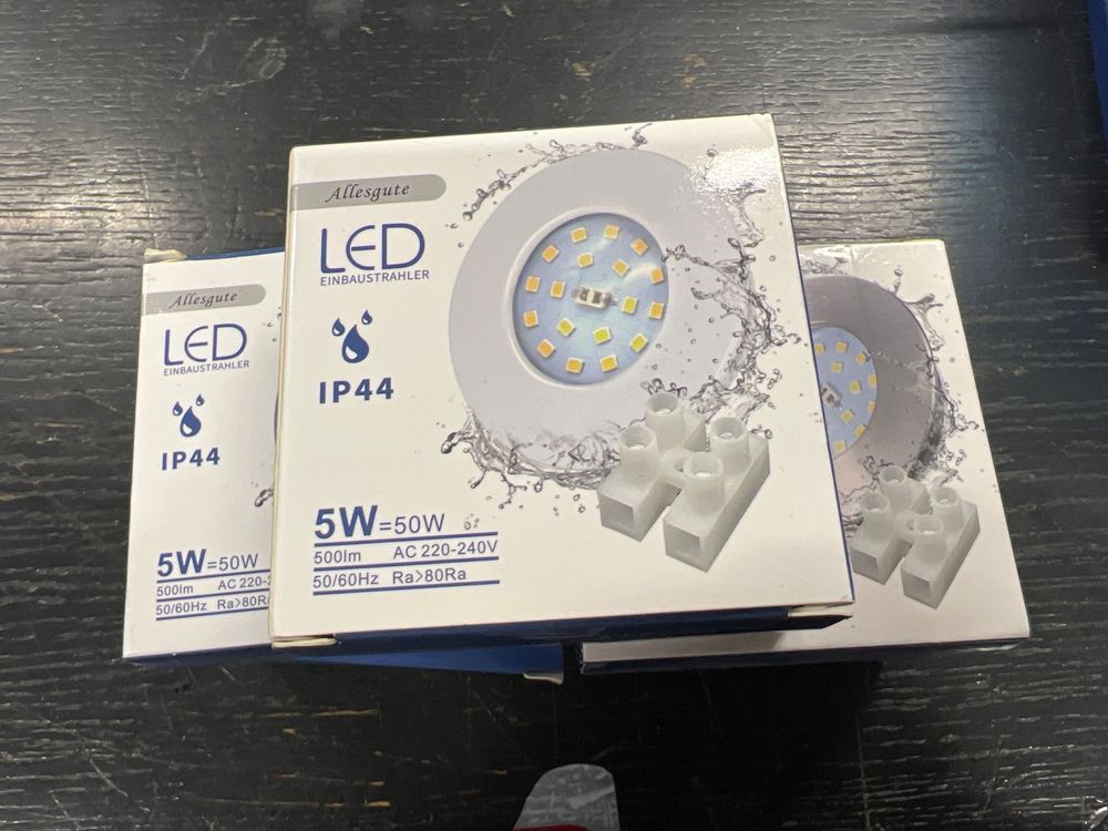 5 LED Einbaustrahler IP44 5W=50W(m) | Kaufen auf Ricardo