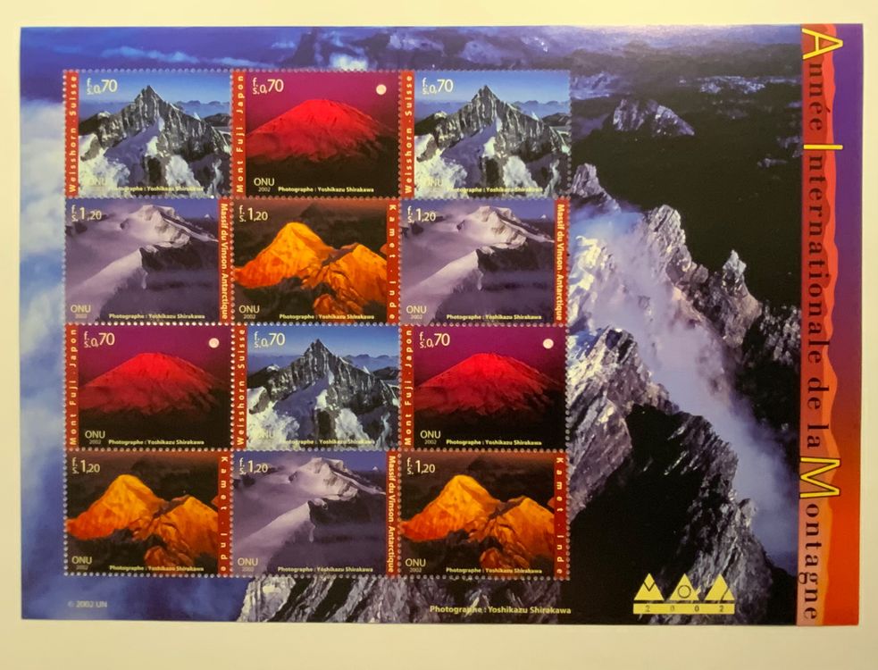 UNO Genf 2002** Bogen: Internationales Jahr der Berge | Kaufen auf Ricardo