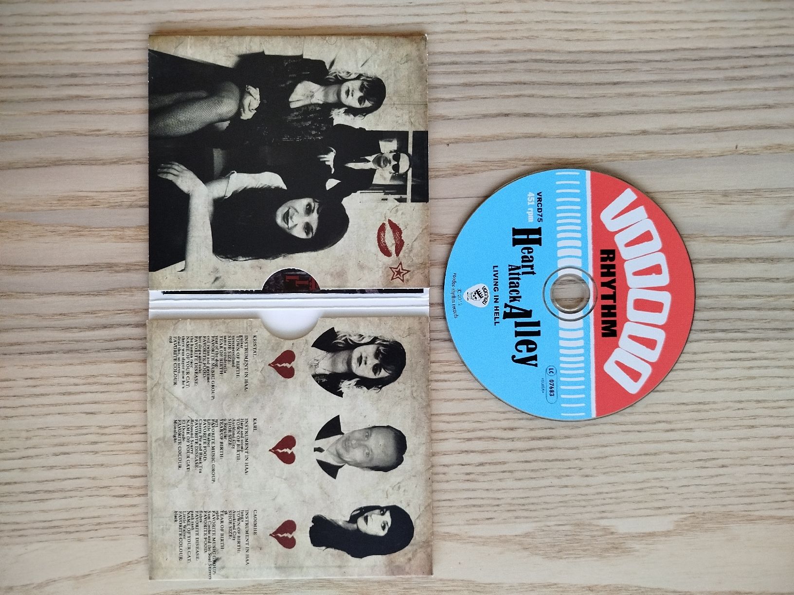 Voodoo Rhythm - Heart Attack Alley CD - Selten! Top! (Gebraucht) in ...