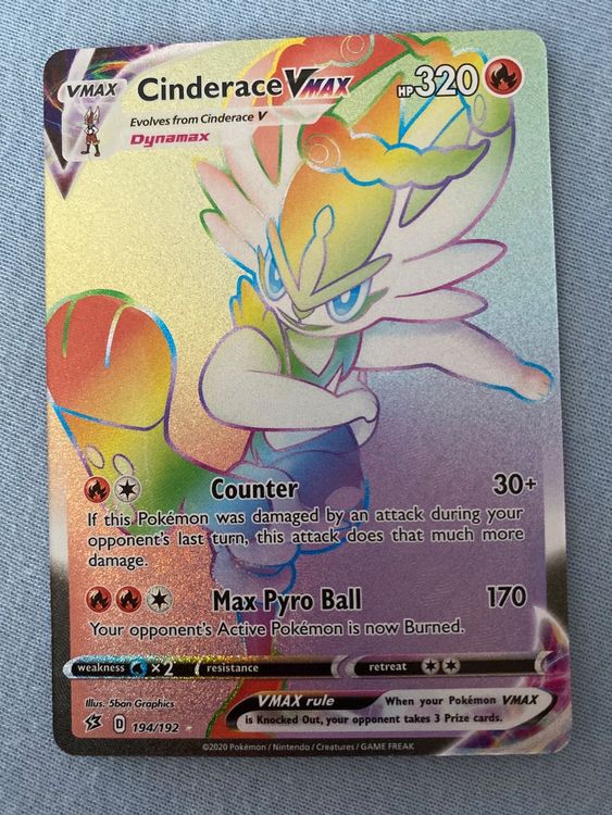 Cinderace VMAX Rainbow | Kaufen auf Ricardo