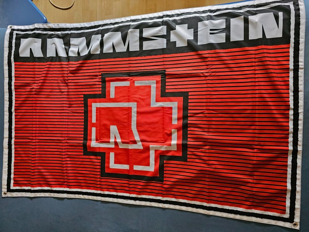RAMMSTEIN BANNER/HISSFAHNE 150x100 cm (Schwarz/Rot/Weiss) | Kaufen auf ...