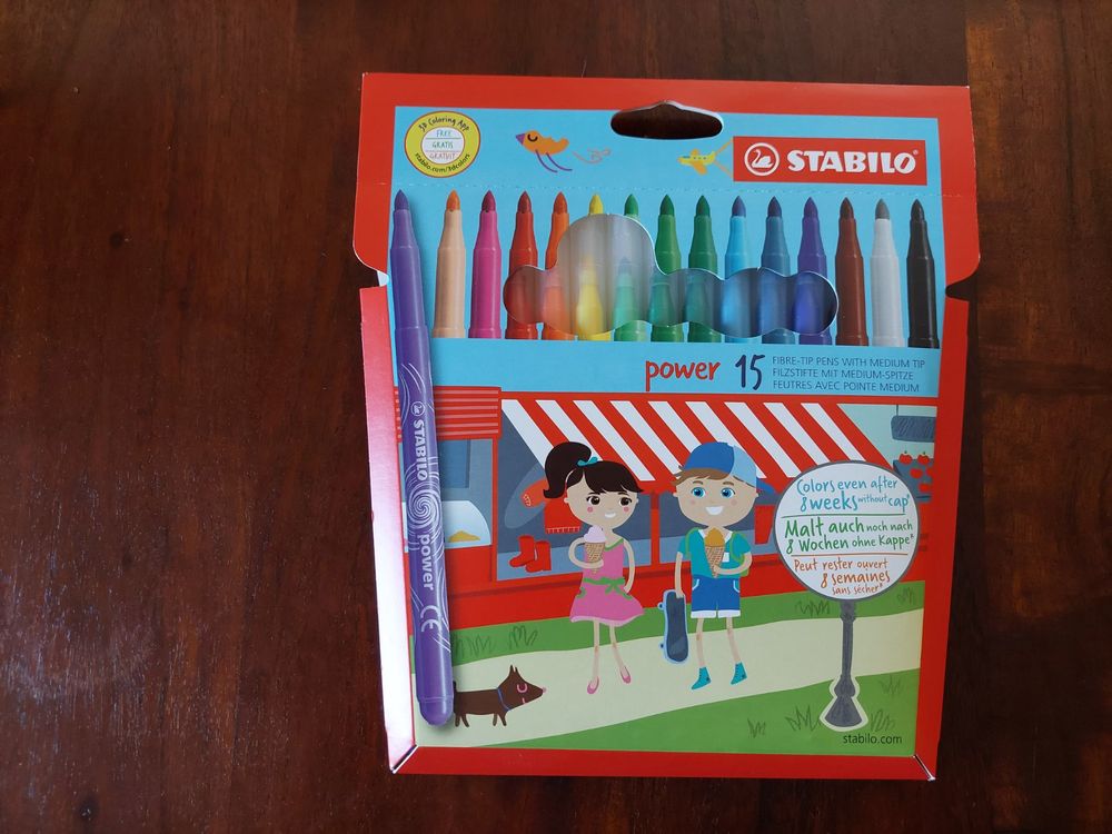 Stabilo Power Fasermaler / Filzstifte 15er Set | Kaufen auf Ricardo