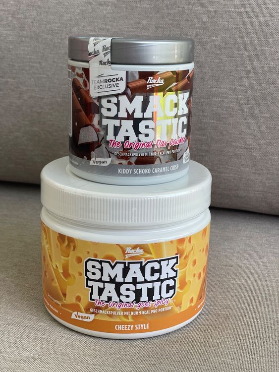 Rocka Smacktastic Cheezy Style & Kiddy Schocko Caramel Crisp (Neu und ...