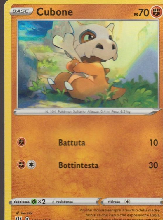TCG POKEMON Stili Di Lotta BST 069/163 CUBONE Italiano | Kaufen auf Ricardo