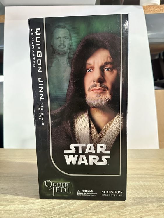 Sideshow Star Wars Qui-Gon Jinn 1/6 (Neu (gemäss Beschreibung)) in ...