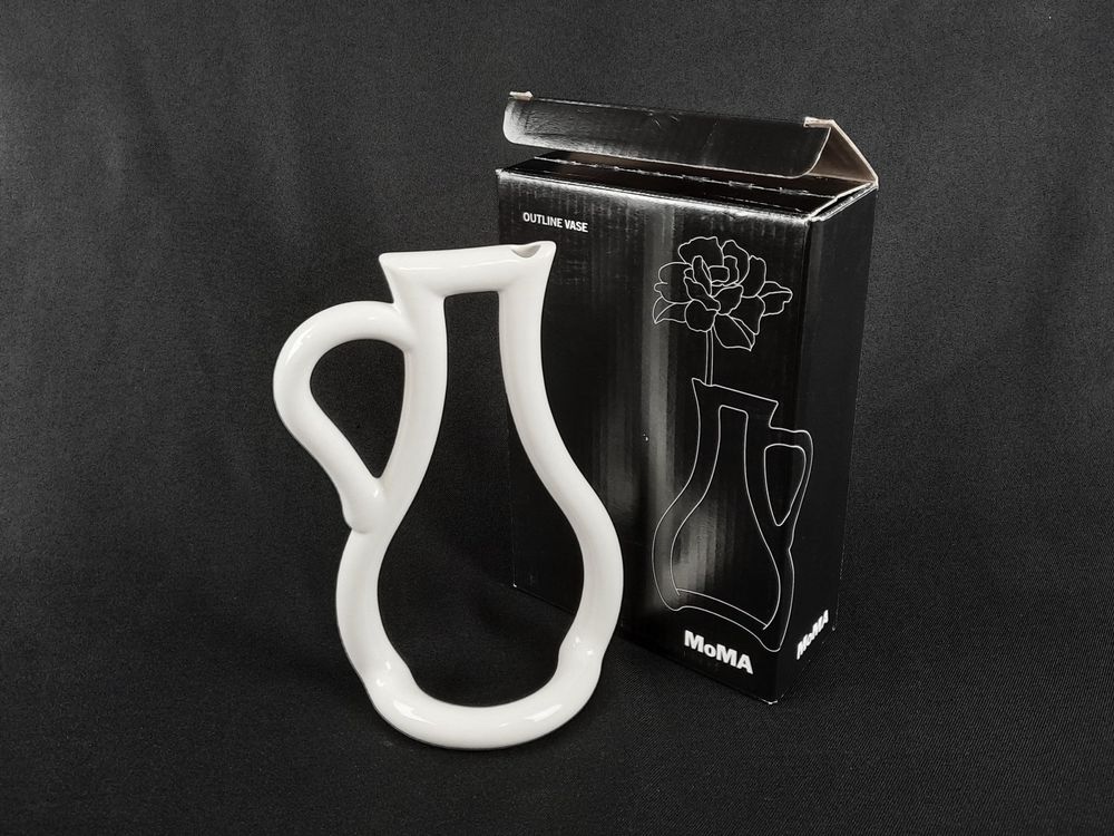 MOMA Outline Vase weiss | Kaufen auf Ricardo