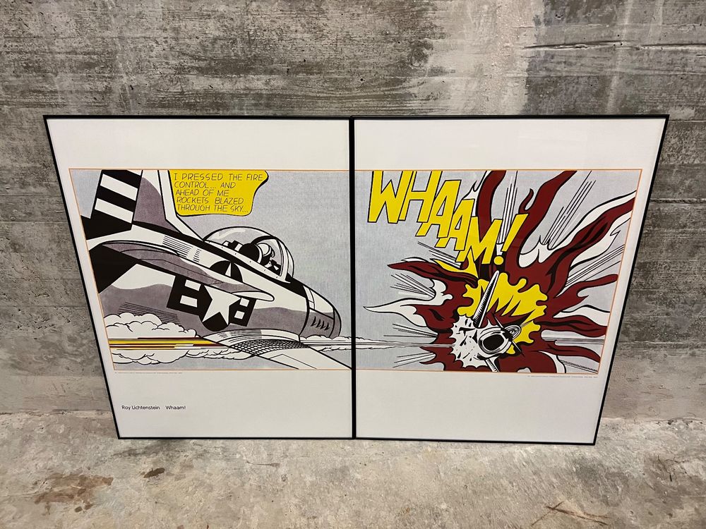 2 posters « Whaam! » de Roy Lichtenstein 2008 | Kaufen auf Ricardo