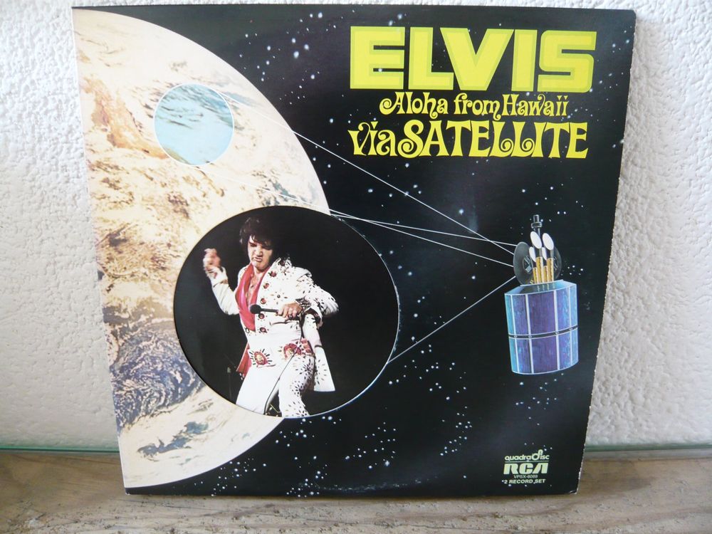 DOUBLE LP ELVIS PRESLEY ALOHA FROM HAWAII PRESS US TBE ! (Neu (gemäss ...