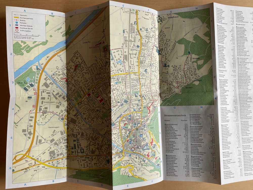 Stadtplan Chur (1993) | Kaufen auf Ricardo