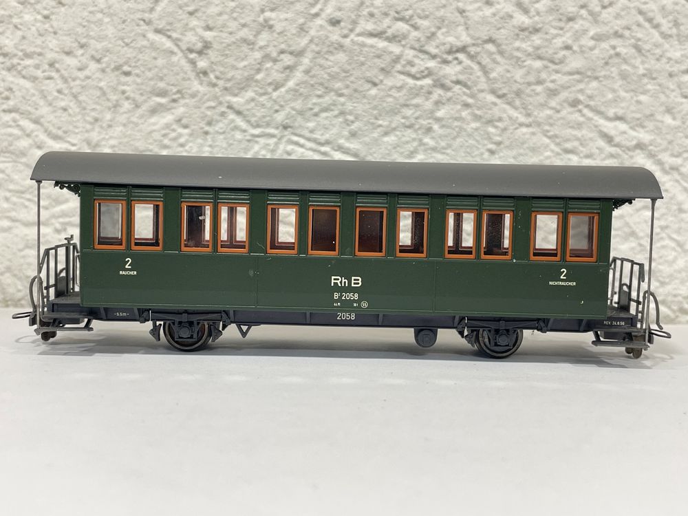 Bemo 3230 128 RhB B 2058 2. Klasse Nostalgie-Zweiachser H0m | Kaufen auf Ricardo