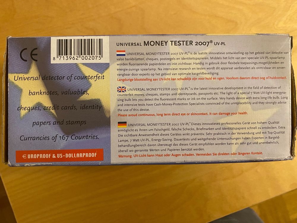 Geldprüfgerät Universaler Money Tester (Gebraucht) in Rüti ZH für CHF 1 ...