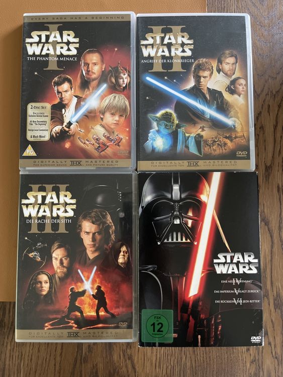 Star Wars DVD Sammlung, Episode I-III, IV-VI 1-6 | Kaufen auf Ricardo