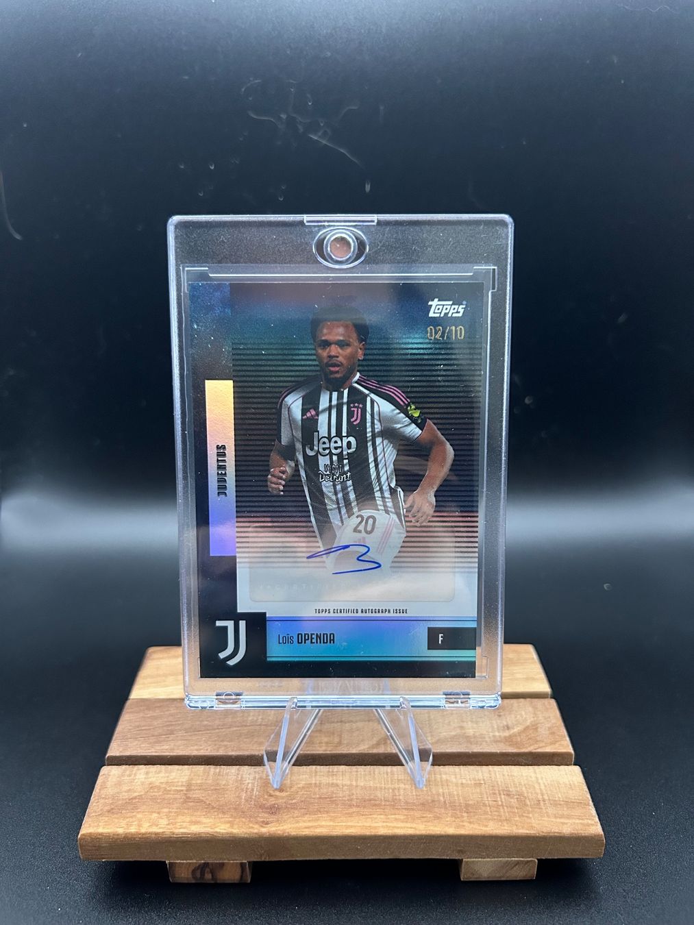 TOPPS JUVENTUS TEAMSET LOIS OPENDA 2/10 AUTORAPH (Neu (gemäss ...