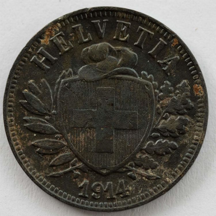 2 Rappen 1914 (Gebraucht) in Rotkreuz für CHF 1 – mit Lieferung auf Ricardo kaufen