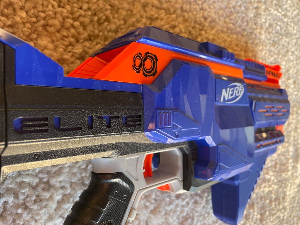 Nerf N-Strike Infinus mit Trommelmagazin (Gebraucht) in Wald ZH für CHF ...