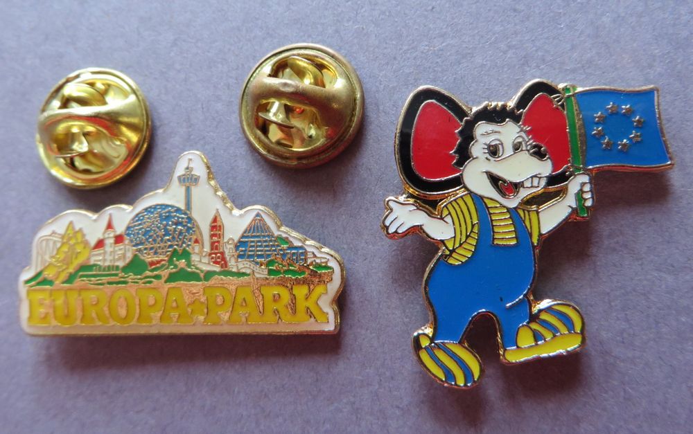 2 PINS, EUROPA-PARK MAUS EU FLAGGE | Kaufen auf Ricardo