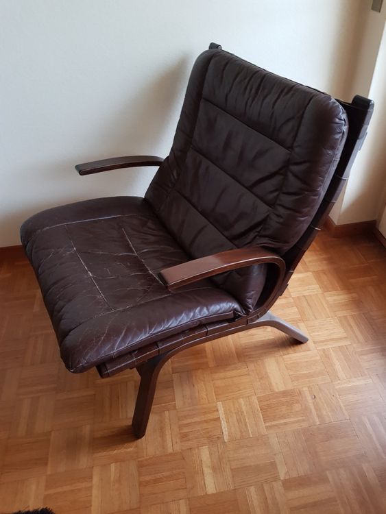 Vintage Clubsessel Ledersessel Dänisch Design Danish Stuhl (Gebraucht) in Rüti für CHF 150 – nur ...
