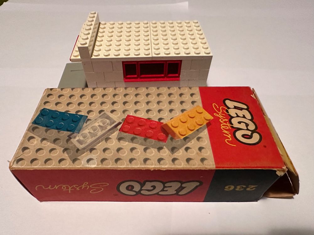 Rarität Lego System Garage 236 mit Garagentor Bj. 1956 (Gebraucht) in ...