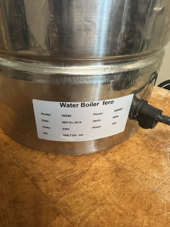 Wasserkocher Fero, 2000W, Top Zustand! (Gebraucht) in Eschlikon TG für ...