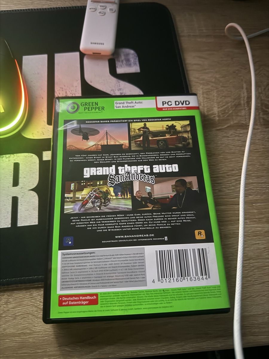 Grand Theft Auto: San Andreas - PC DVD - Top Zustand! (Gebraucht) in ...