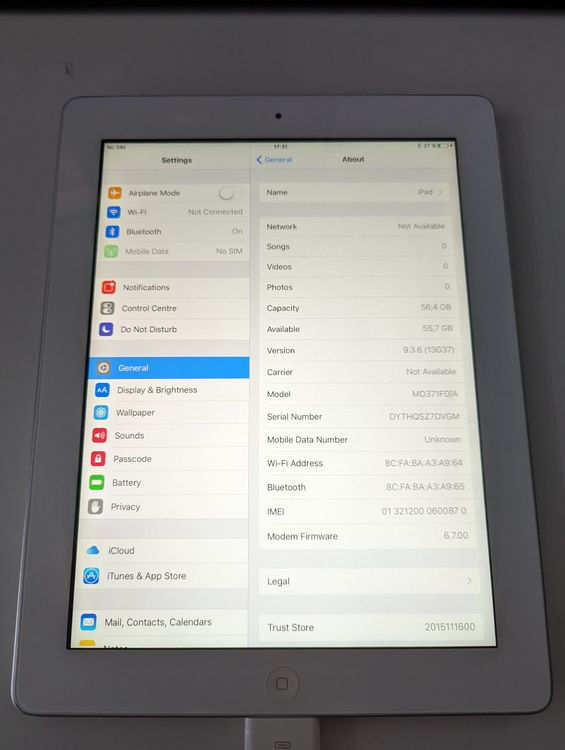Apple Ipad 3. Generation Wi-Fi + Cellular Tablet (Gebraucht) in ...