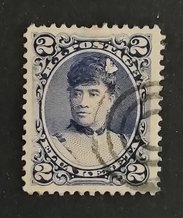 Hawaii 1891, Queen Liliuokalani, gestempelt (Gebraucht) in Wil SG für ...
