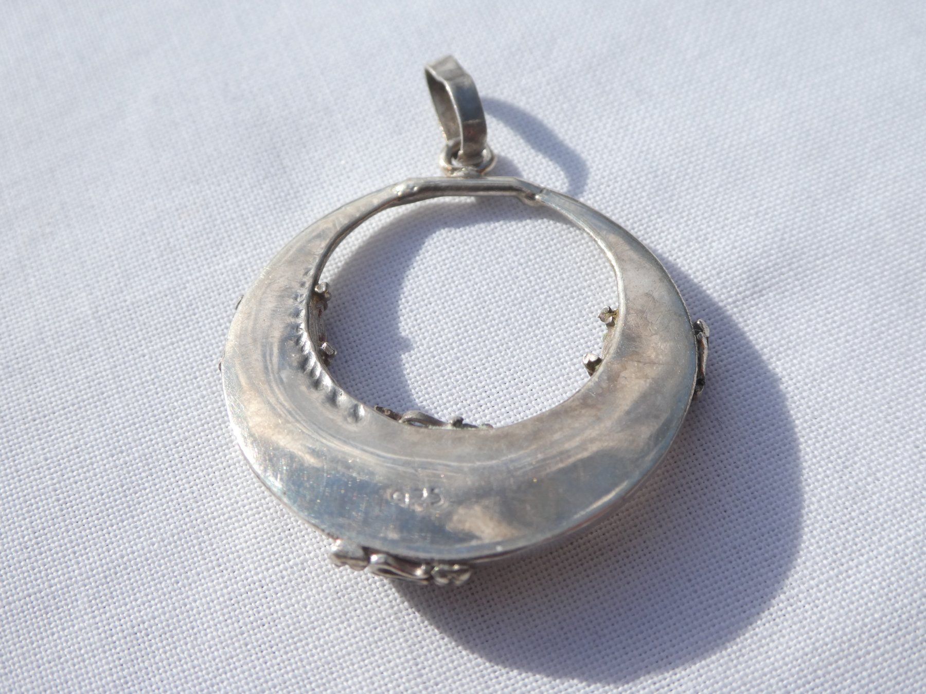 Vintage 925 Silber Filigran-Anhänger (70er/80er), Handarbeit (Gebraucht ...