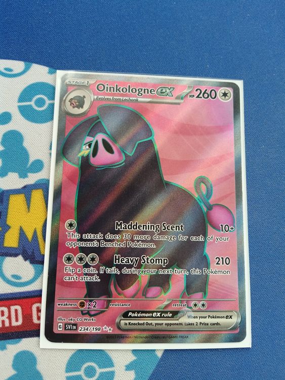 Oinkologne ex - Full Art Scarlet & Violet ENGLISCH (Gebraucht) in ...