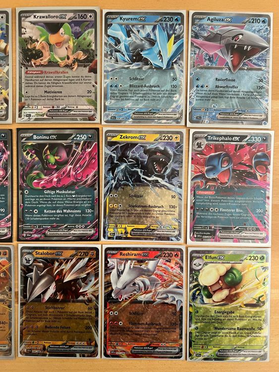 Pokemon TCG 🔥 18 Ex Karten Frisch gezogen (Neu (gemäss Beschreibung ...