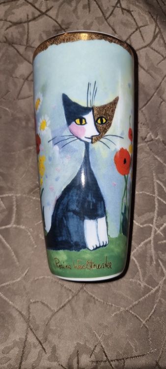 Goebel Rosina Wachtmeister Vase Mein Garten Katze (Gebraucht) in Zürich für CHF 30 – mit ...