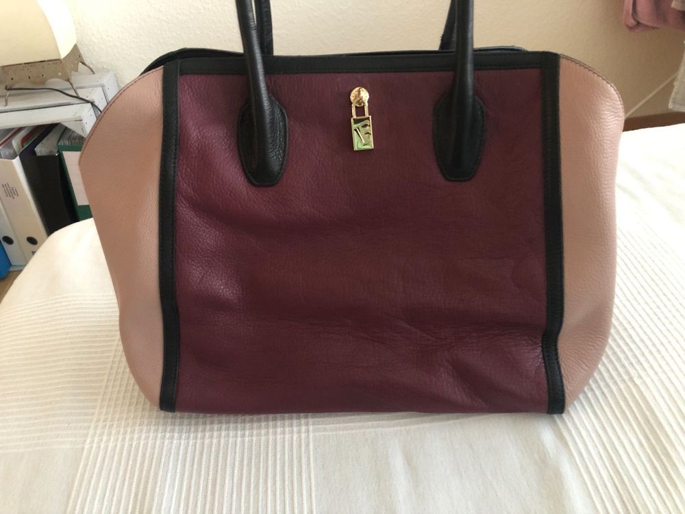Sac Furla Olimpia bordeaux & nude (Neu und originalverpackt) in Onex ...