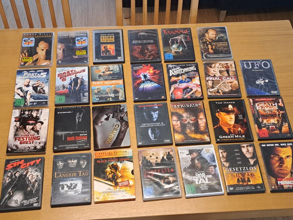 DVD Set, Sammlung mit verschiedenen Filmen (Gebraucht) in Unterseen für ...