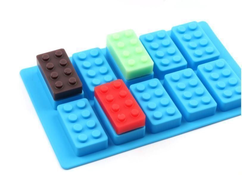 Eiswürfelbehälter Lego Steine Silikon Giessform Mulde backen (Neu und ...