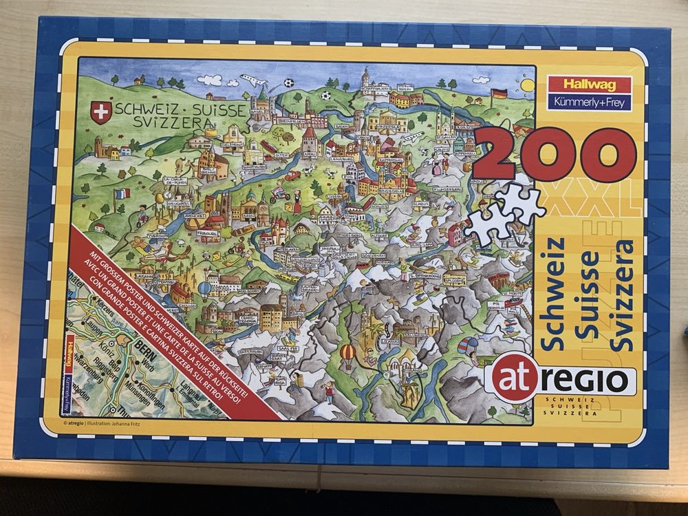 Puzzle Schweiz (Neu (gemäss Beschreibung)) in Olten für CHF 5 – mit Lieferung auf Ricardo kaufen