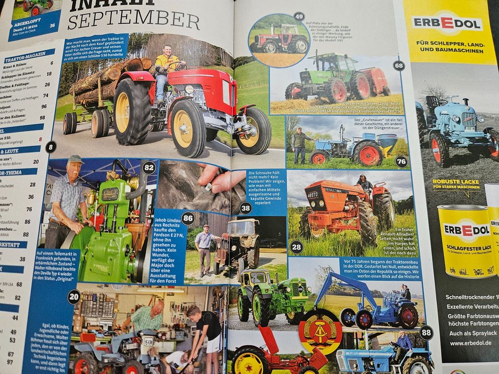 Oldtimer Traktor 9/24 Schlüter Renault 489 Fordson Eicher xx (Gebraucht ...