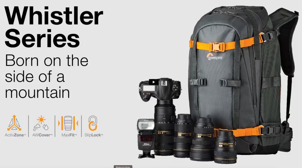 Lowepro Whistler BP 450 AW Fotorucksack (Neu (gemäss Beschreibung)) in ...