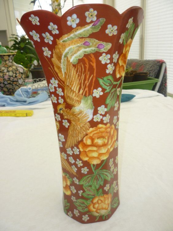 handgemalt vase | Kaufen auf Ricardo