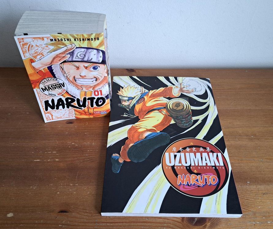 Naruto 01 Massiv und Naruto Artbook Manga Masashi Kishimoto (Gebraucht ...
