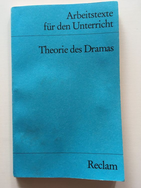Arbeitstexte für den Unterricht: Theorie des Dramas | Kaufen auf Ricardo Arbeitstexte für den Unterricht: Theorie des Dramas | Kaufen auf Ricardo