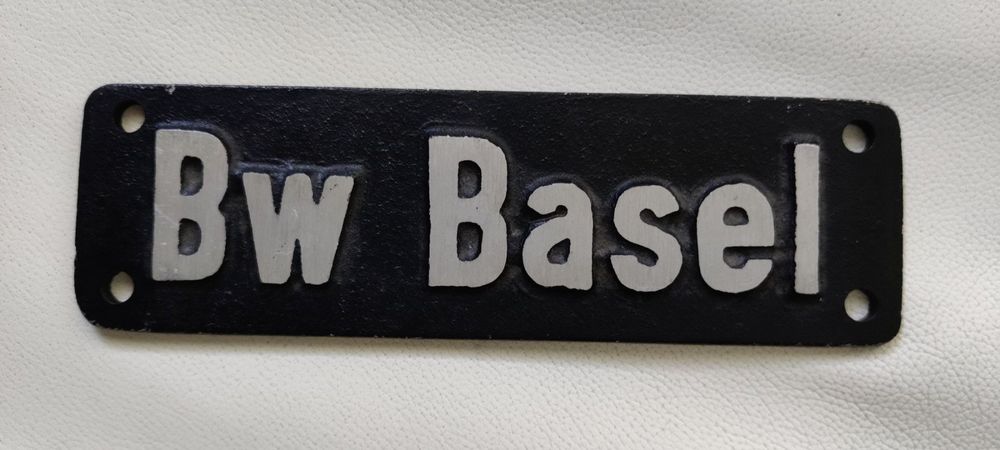 Bahn Schild Bw Basel (Gebraucht) in nunningen für CHF 34 – mit ...