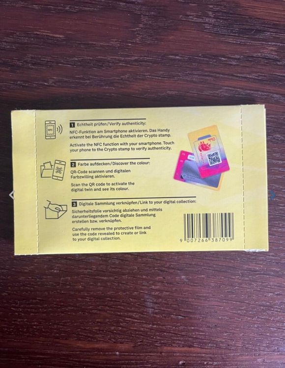 *ÖSTERREICH CRYPTO STAMP CS 3.1 RHINO 2021 ROT AUSTRIA RED | Kaufen auf ...