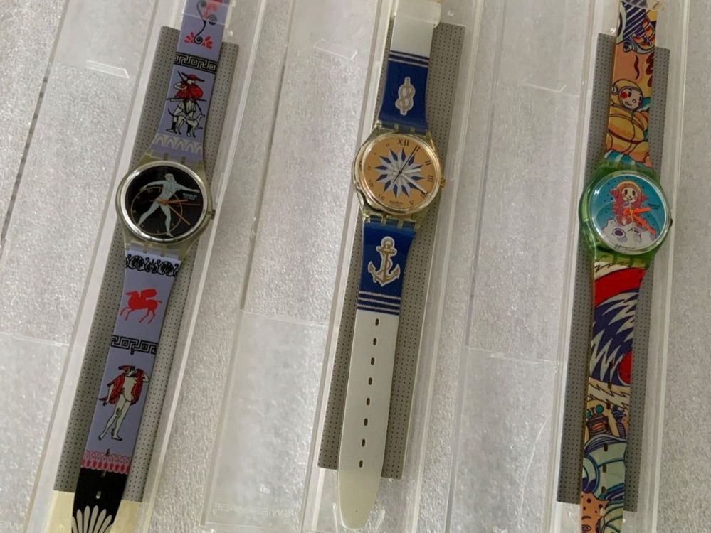 Swatch Gent BLUE ANCHORAGE - YURI - DISCOBOLUS ★ ungetragen (Neu und ...