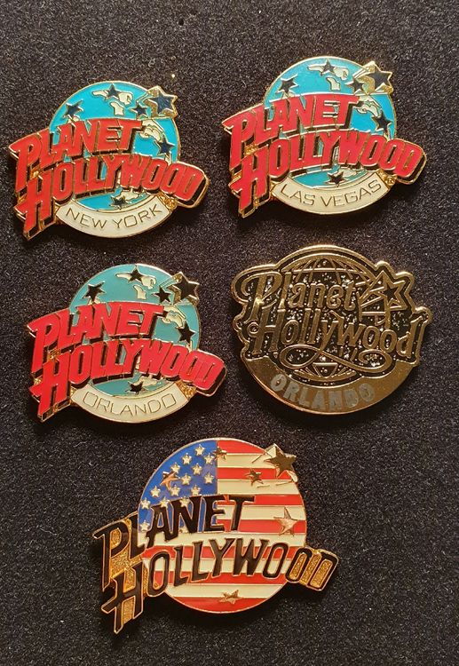 5 Planet Hollywood Pins | Kaufen auf Ricardo
