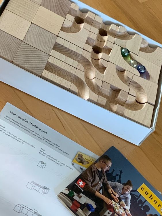 Cuboro Plus, das Beschleunigerset- Kugelbahnsystem (Gebraucht) in Wil ...