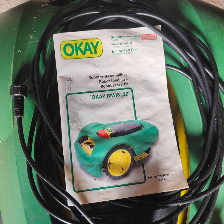 Okay Robotmäher RM18(22) - Top Zustand für den Garten! (Gebraucht) in ...