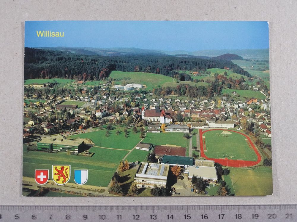 Willisau LU, Flugaufnahme, 1993 (Gebraucht) in Lenzburg für CHF 3 – mit ...