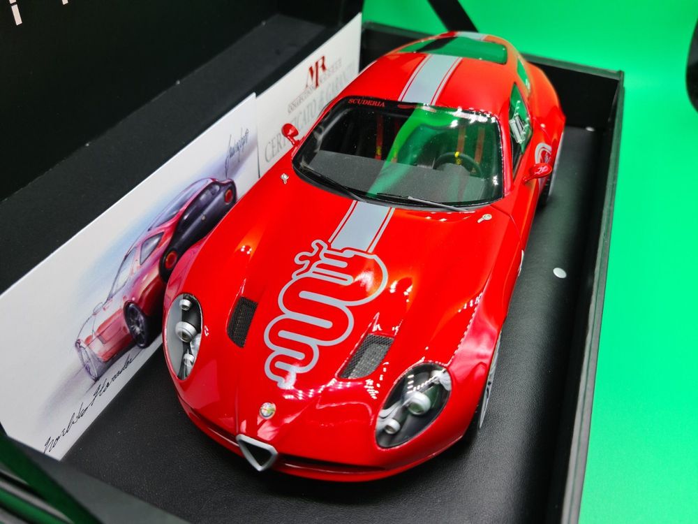 MR Collection Alfa Tomeo TZ3 Corsa 1:18 (Neu und originalverpackt) in ...