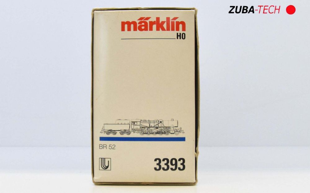 Märklin 3393 Dampflok BR 52 DRG H0 WS Analog mit OVP (Gebraucht) in St ...