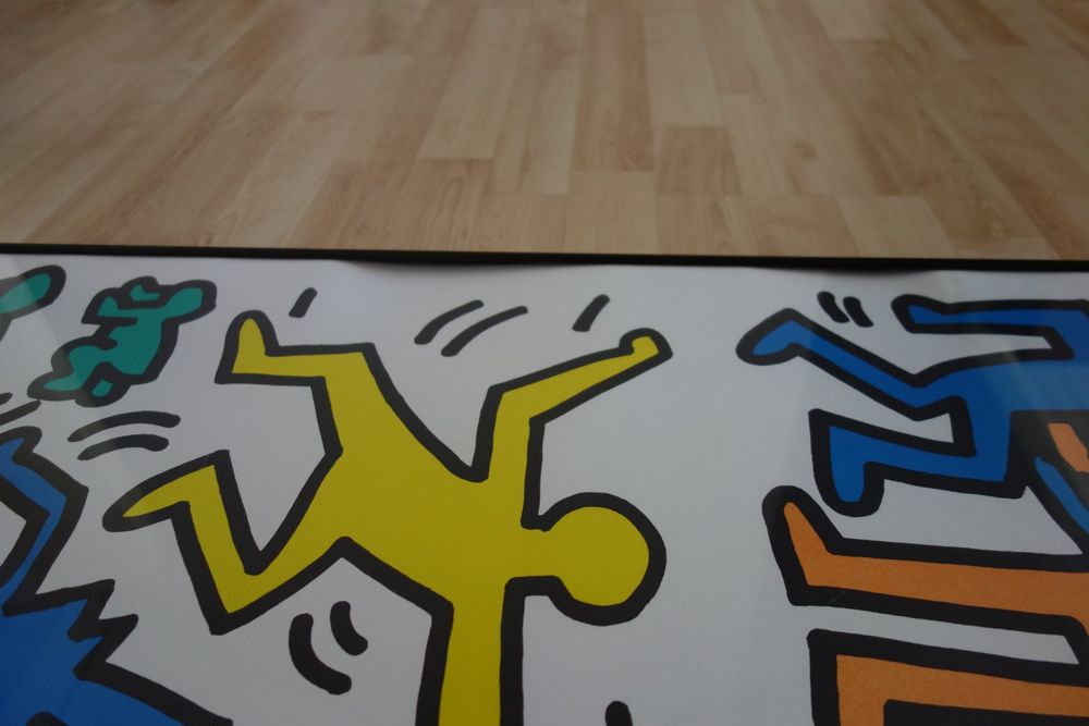 Keith Haring Love (Unity), Original Lithographie Druck 1991 (Gebraucht ...