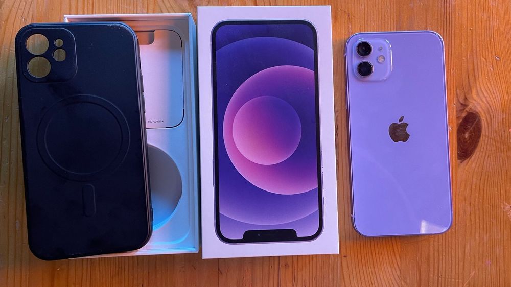 Iphone 12 violet 64GB inkl. Magsafe Case & Schützfolie | Kaufen auf Ricardo